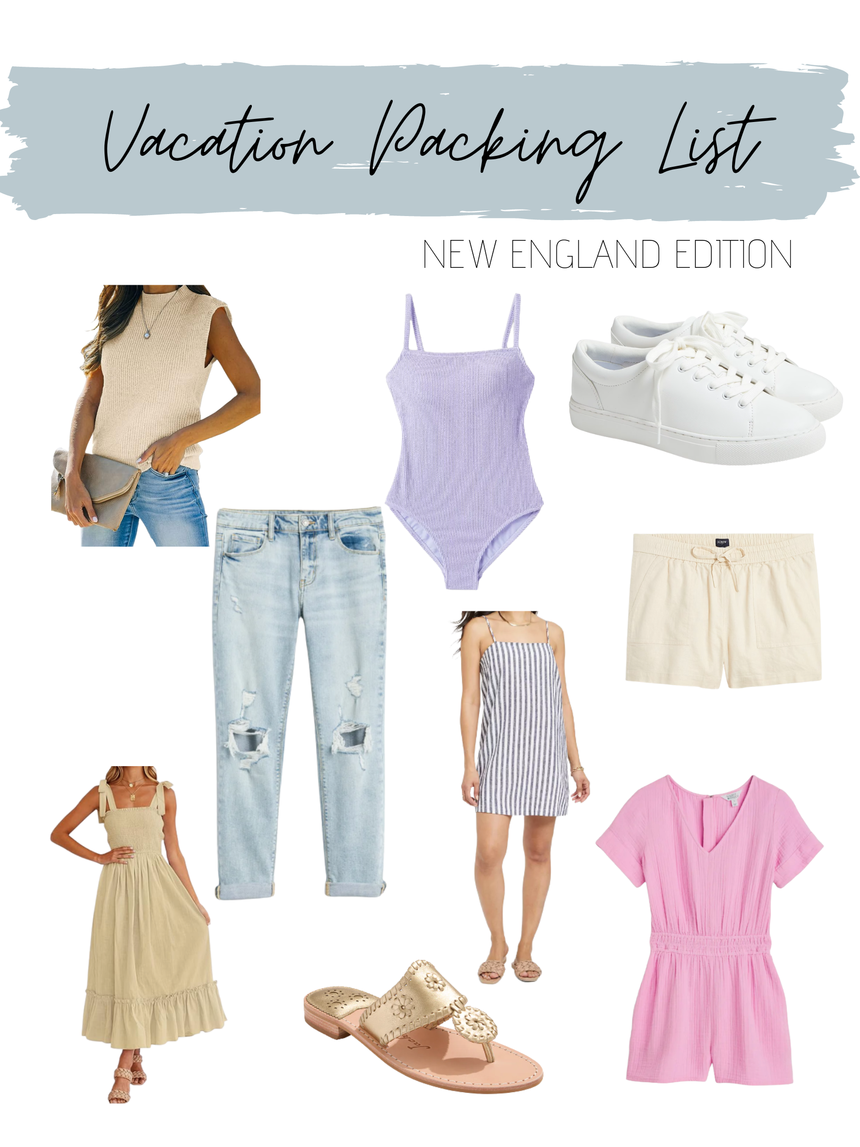 Cape Cod + Boston Packing List | blissful moments